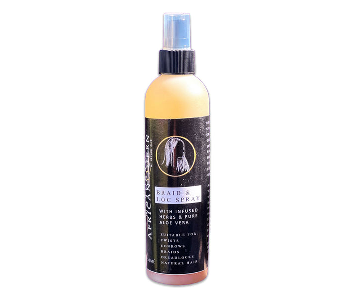 ALOE VERA & MORINGA BRAID & LOC SPRAY, 250ML – Natural AfricanQueen
